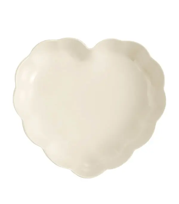 EMILE HENRY Ceramic Madeleine Heart-shaped Baking Dish - Neutral
