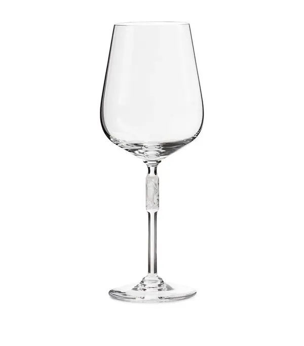 Lalique Crystal Merlot Wine Glass - Clear
