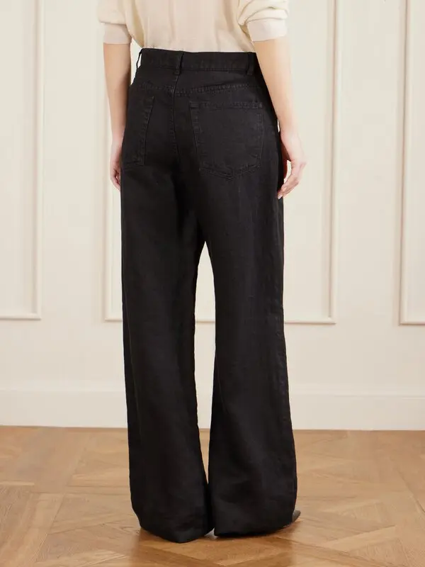 THE ROW Eglitta High-rise Wide-leg Jeans