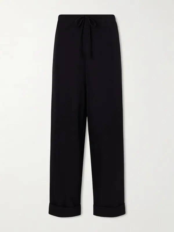 THE ROW Delano Wool-twill Wide-leg Trousers