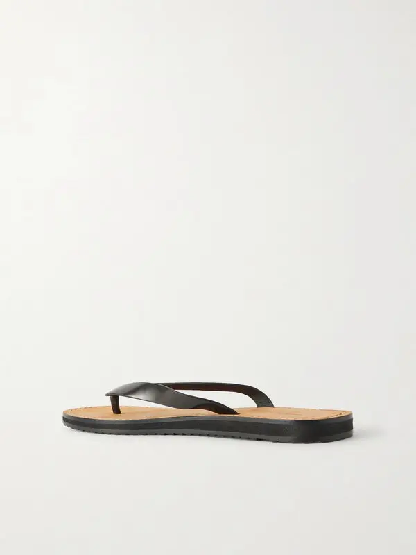 THE ROW City Leather Flip Flops