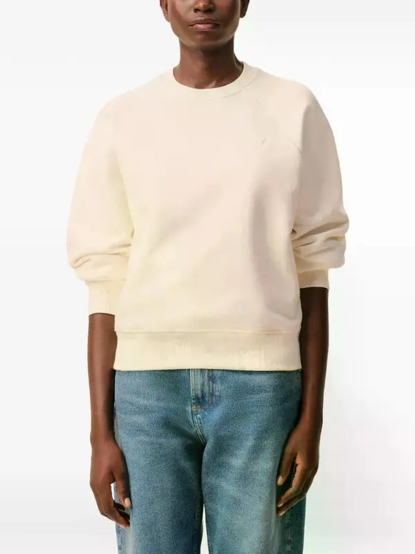 AMI Paris De Coeur Embossed Raglan Sweatshirt