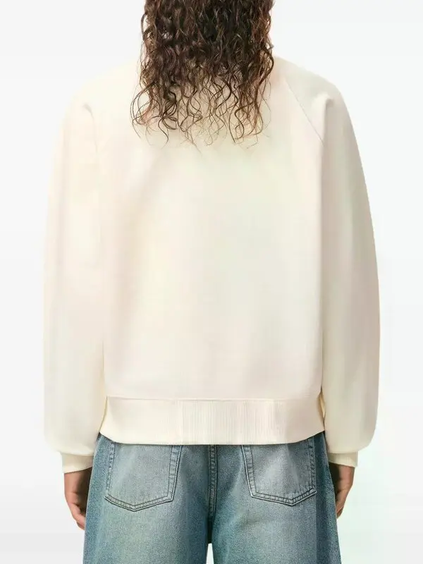 AMI Paris De Coeur Embossed Raglan Sweatshirt