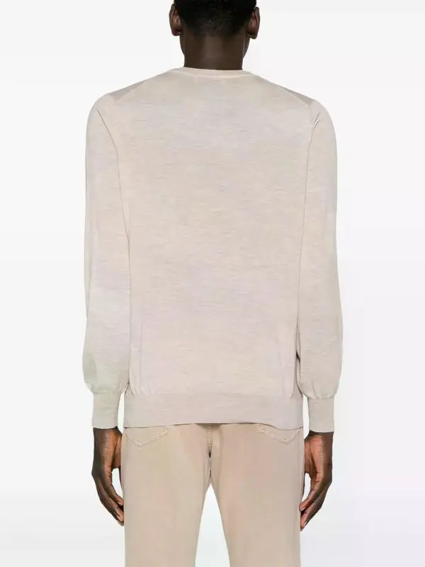 Brunello Cucinelli Crew Neck Mélange Jumper