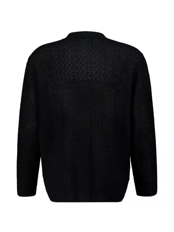 Commas Collared Button-front Cardigan