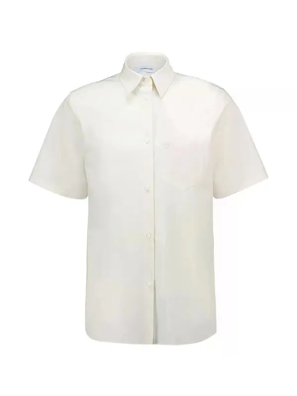 FERRAGAMO Gancini Short Sleeve Shirt - Neutrals