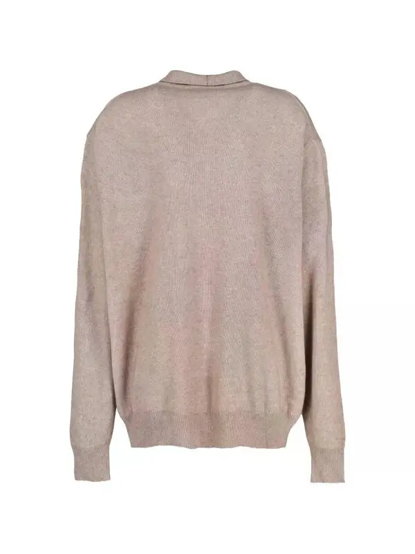 Gianfranco Ferre Polo Collar Button-fastening Knit Sweater