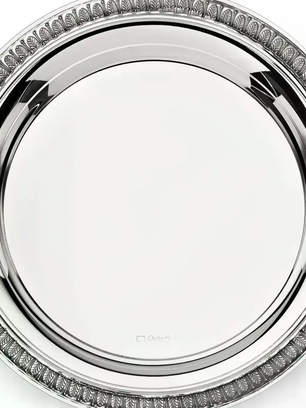 Christofle Leaf-motif Coaster - Silver