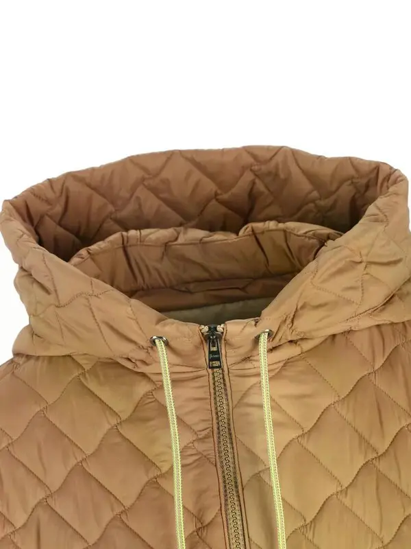 Herno Quilted Hooded Jacket - Brown