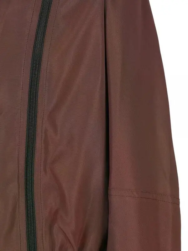 Fendi Hooded Zip-up Bomber Jacket