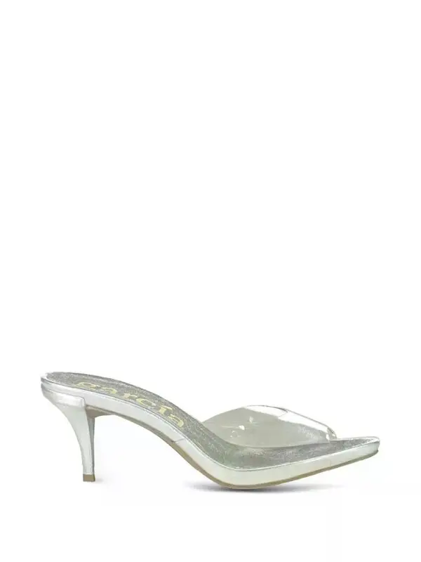 PEDRO GARCIA Tone Transparent Open Toe Sandals