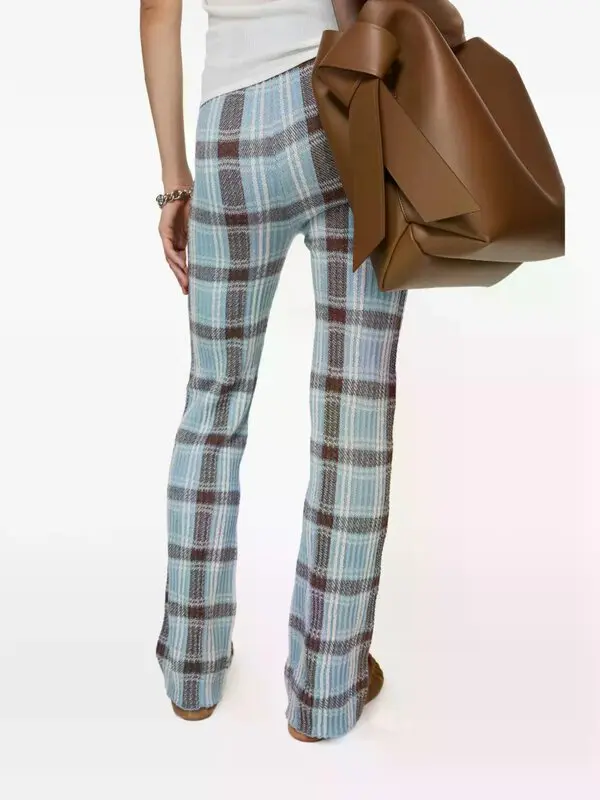 Acne Studios Checked Trousers - Blue