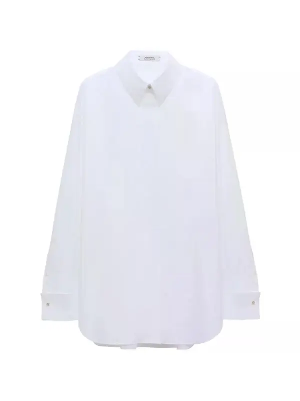 Dorothee Schumacher Poplin Shirt With Button Detail - White