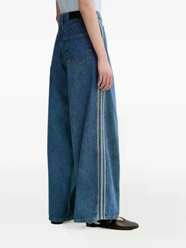 Adidas Stripe Wide-leg Jeans