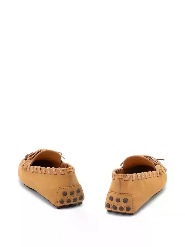 TOD'S Braided Tassel Leather Loafers