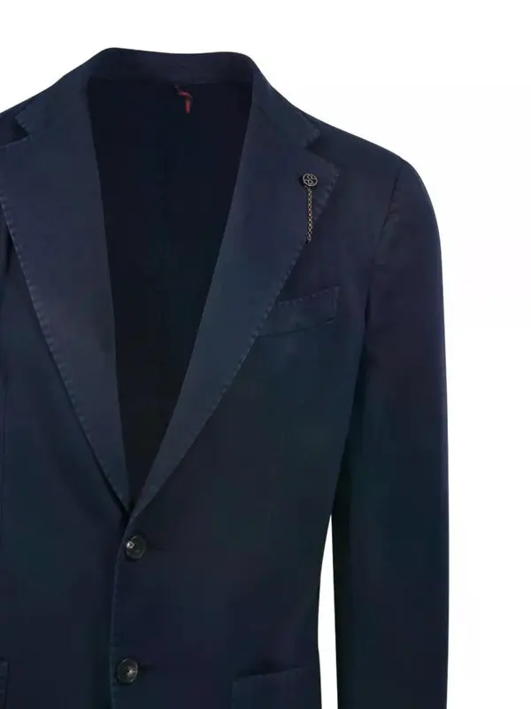 SANTANIELLO Single-breasted Blazer - Blue
