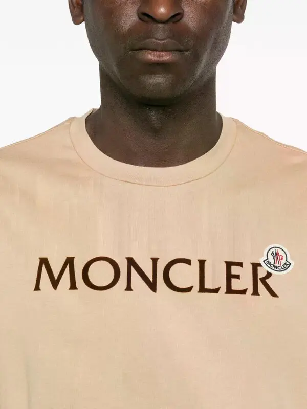Moncler Logo T-shirt - Brown