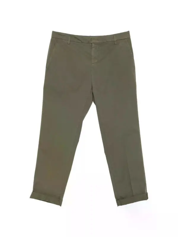 DONDUP Cuffed Trousers - Green