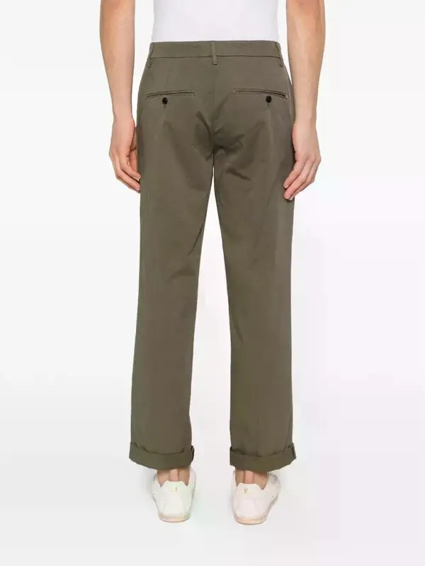 DONDUP Cuffed Trousers - Green