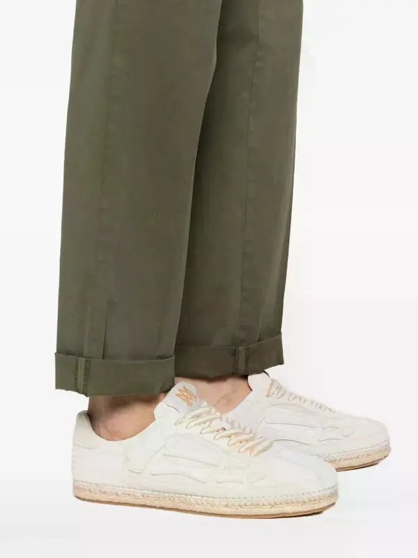 DONDUP Cuffed Trousers - Green