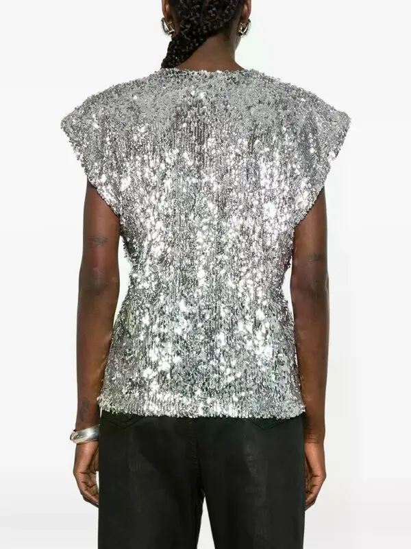 Coperni Tone Sequined Top