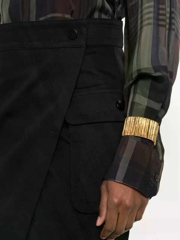 Max Mara Flap-pocket Mini Skirt