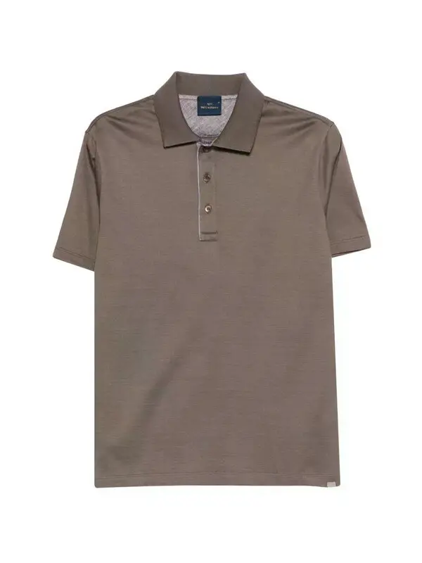 Paul & Shark Buttoned Polo Shirt - Brown