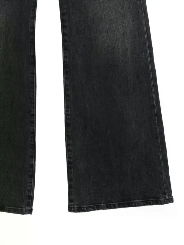 Iceberg High-waisted Flared Jeans - Black