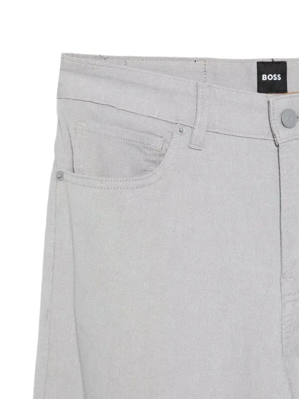 BOSS Regular Fit Five-pocket Trousers - Grey