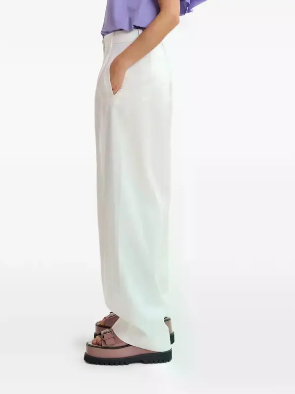 Essentiel Antwerp Off- Side-pocket Trousers - White
