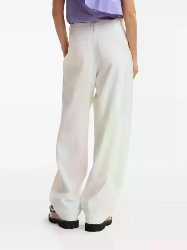 Essentiel Antwerp Off- Side-pocket Trousers - White