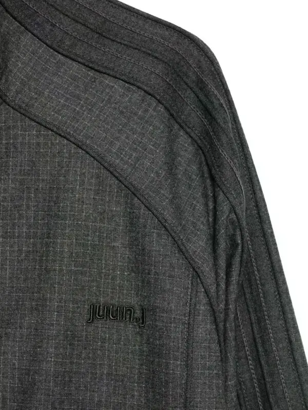 JUUN.J Zip-up Checked Jacket