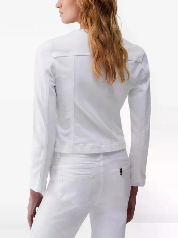 Liu Jo Patch-pocket Denim Jacket - White