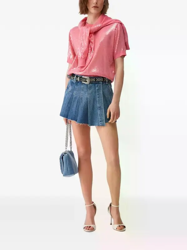 Liu Jo Sequined Short-sleeve T-shirt - Pink