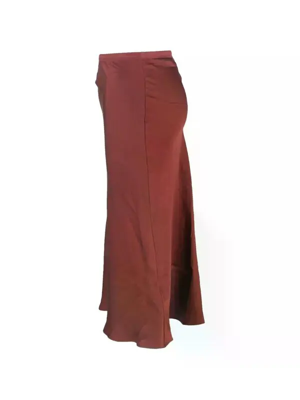 ANINE BING Silk Midi Skirt