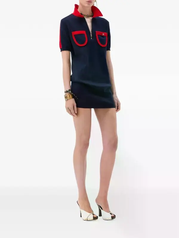Versace Polo Zip Dress