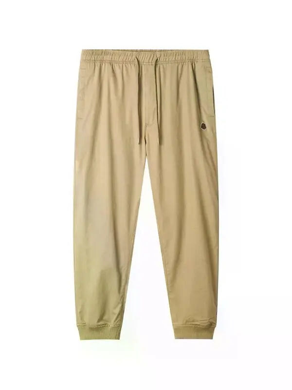 FINGERCROXX Elasticated-waistband Trousers - Neutrals