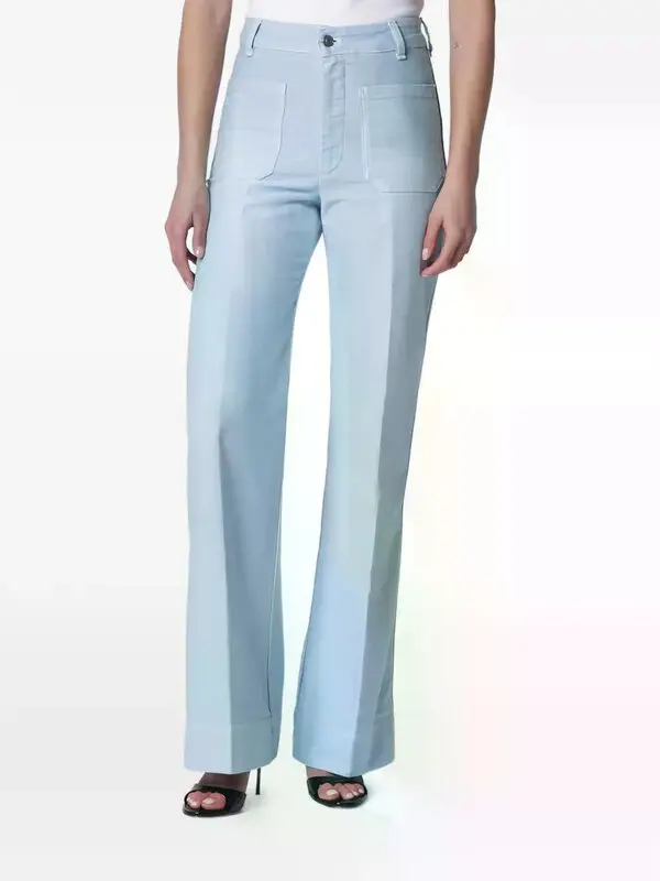 Victoria Beckham Alina Straight Jeans - Blue