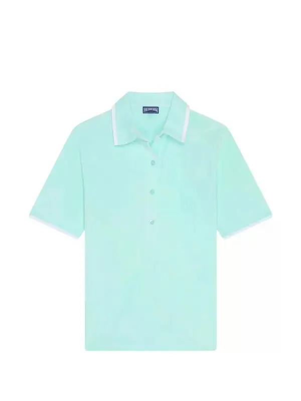 Vilebrequin Collared Embroidery Polo Shirt - Blue