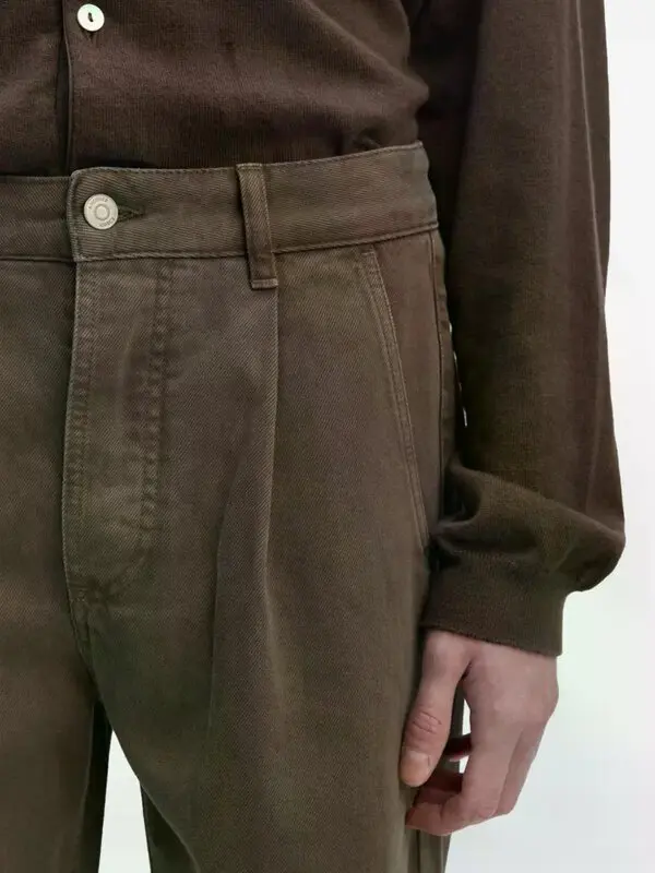 ANOTHER ASPECT Pleated Trousers - Brown
