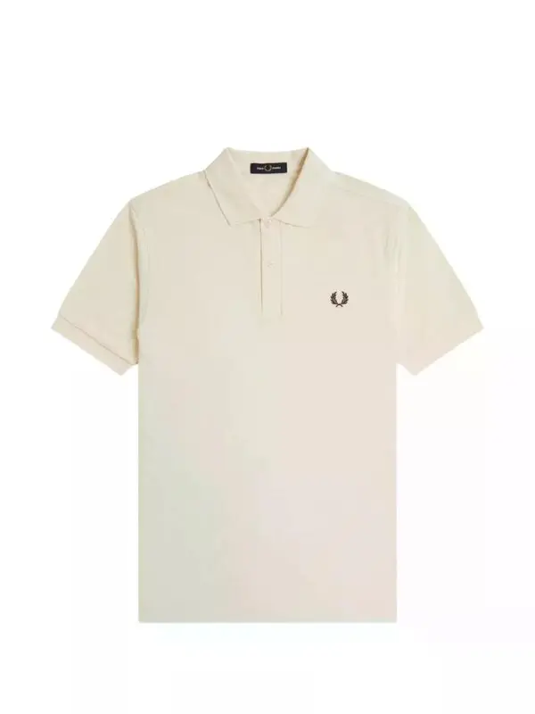 Fred Perry Logo-detail Polo Shirt - Neutrals