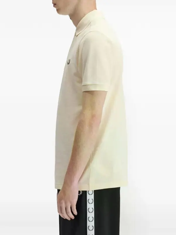 Fred Perry Logo-detail Polo Shirt - Neutrals
