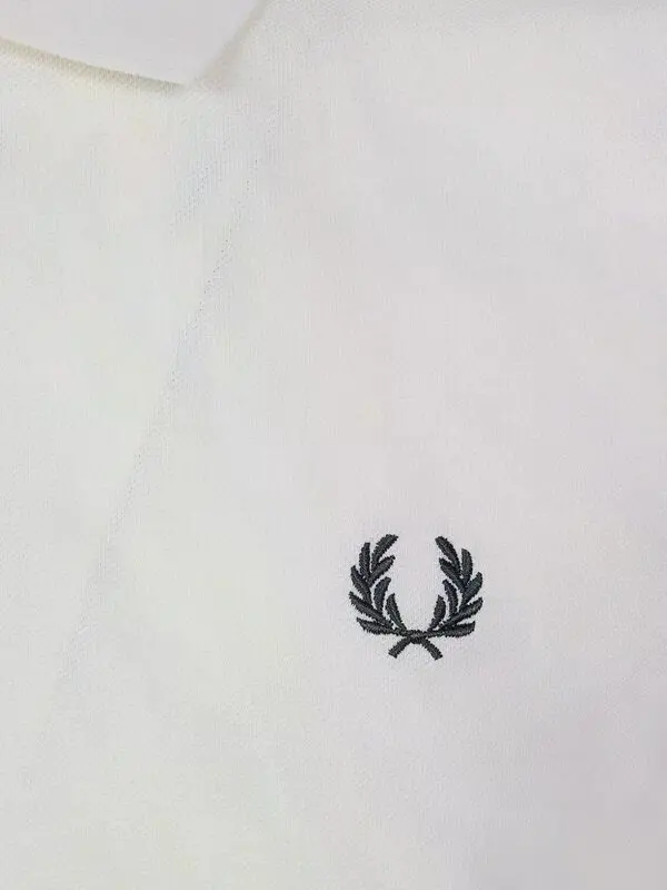 Fred Perry Logo-detail Polo Shirt - Neutrals