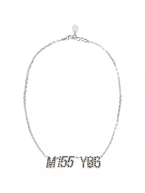 Red Valentino Tone Chain Link Necklace - Silver