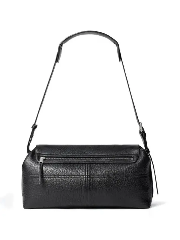 LEMAIRE Leather Flap Shoulder Bag - Black