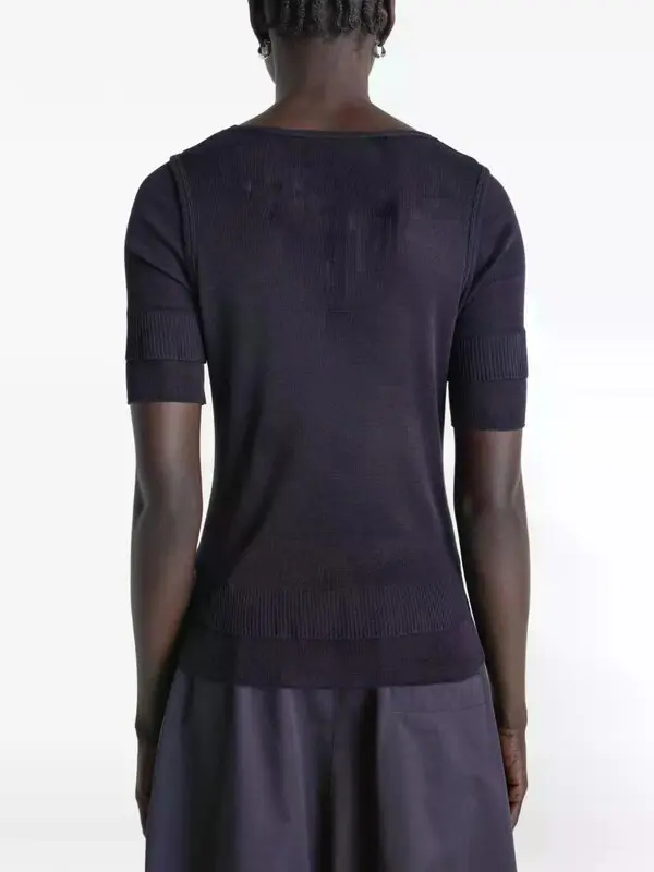 LEMAIRE Trompe L'oeil Short-sleeve Top