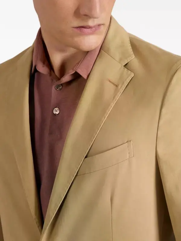 Incotex Patch-pocket Blazer - Neutrals