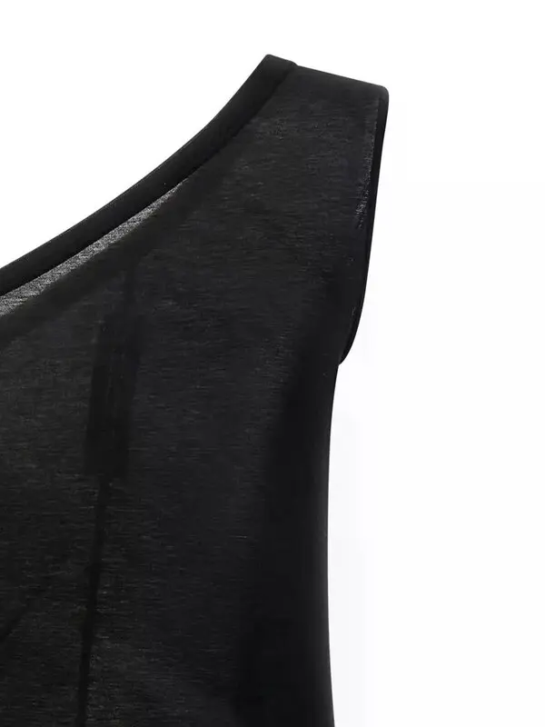 Rick Owens Ziggy Top Asymmetrical One-shoulder