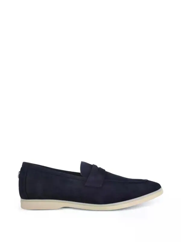 BOUGEOTTE Suede Loafers - Blue