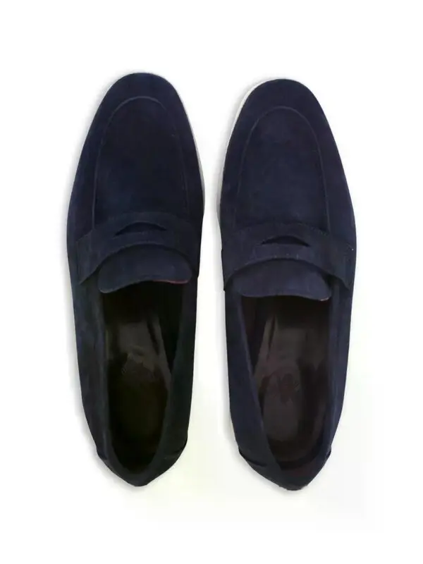 BOUGEOTTE Suede Loafers - Blue